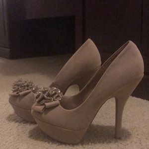 BAMBOO | Shoes | Bamboo Platform Heels 5 Heels Front | Poshmark